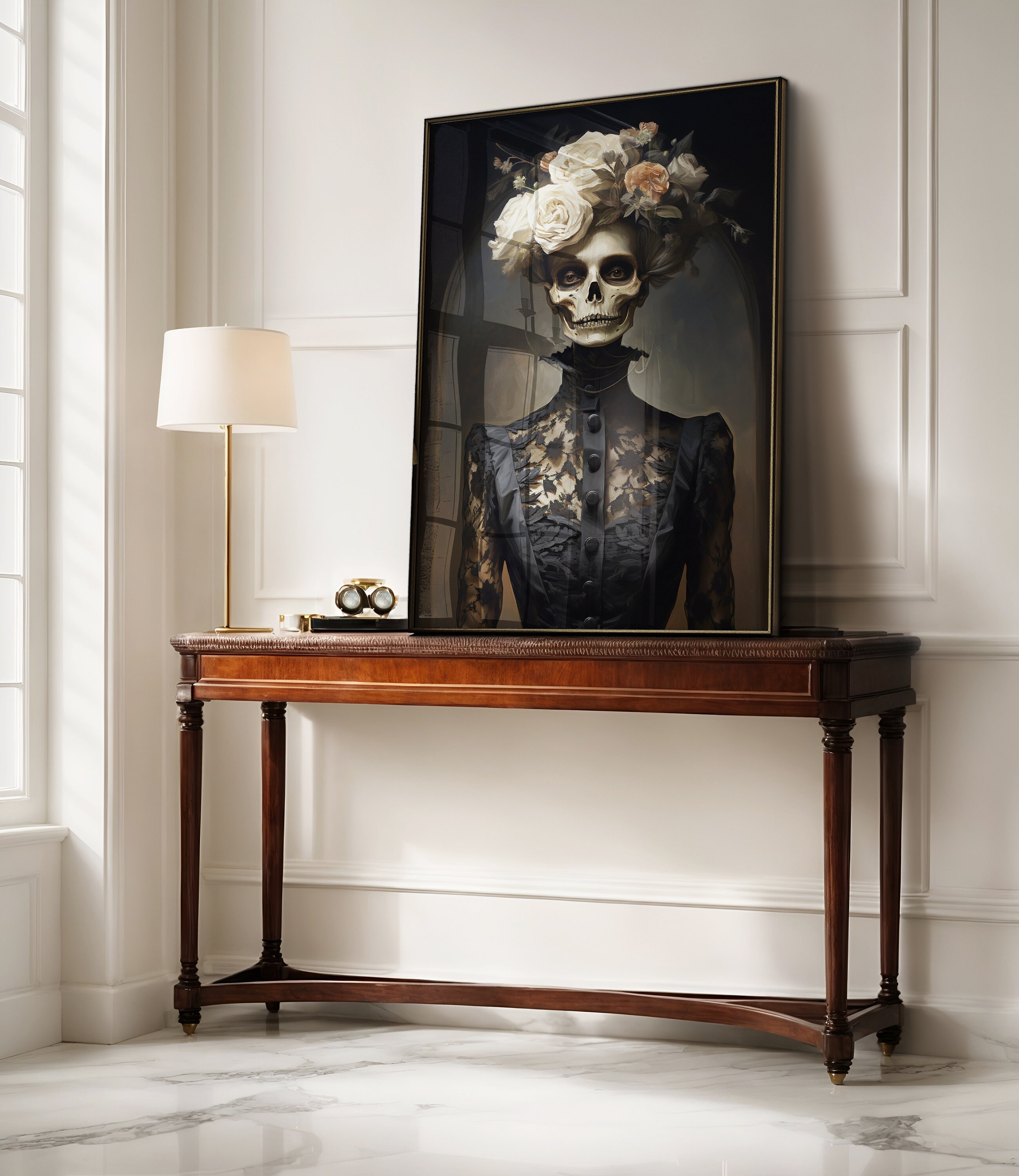 Victorian Portrait Macabre Art, Whimsy Goth Printable Wall Art, Dark ...