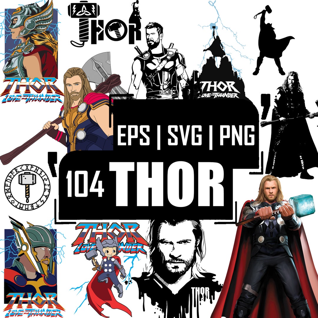 Thor SVG Bundle Ragnarok Cut File for Cricut Digital Download Instant ...