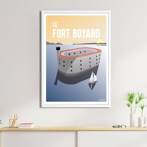 Poster Fort Boyard La Rochelle City Poster of France and the World - Etsy