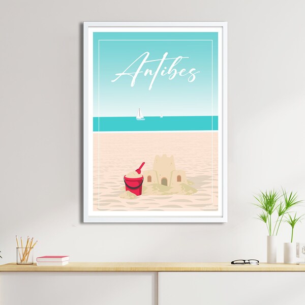 Antibes poster - Etsy France