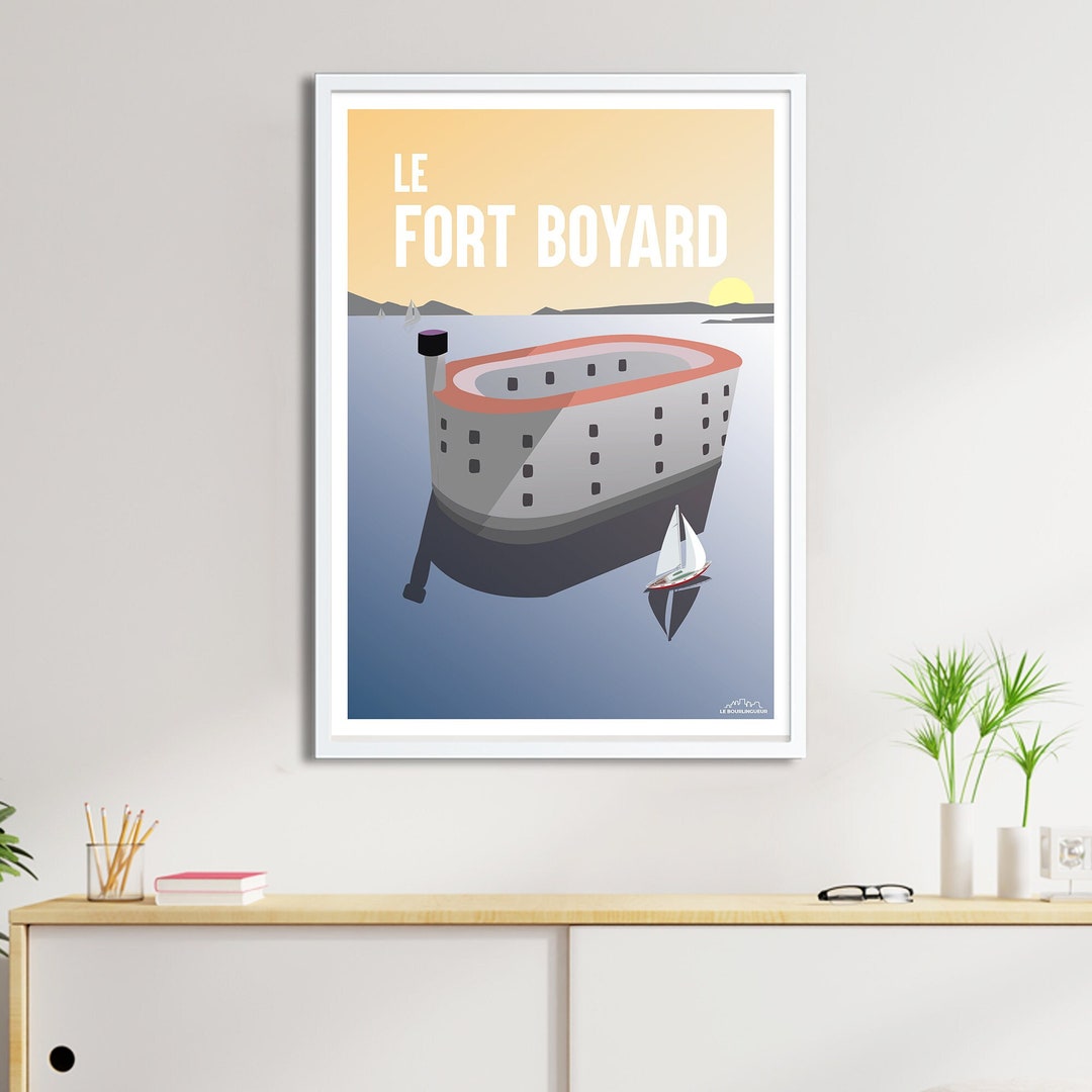 Poster Fort Boyard La Rochelle City Poster of France and the World - Etsy