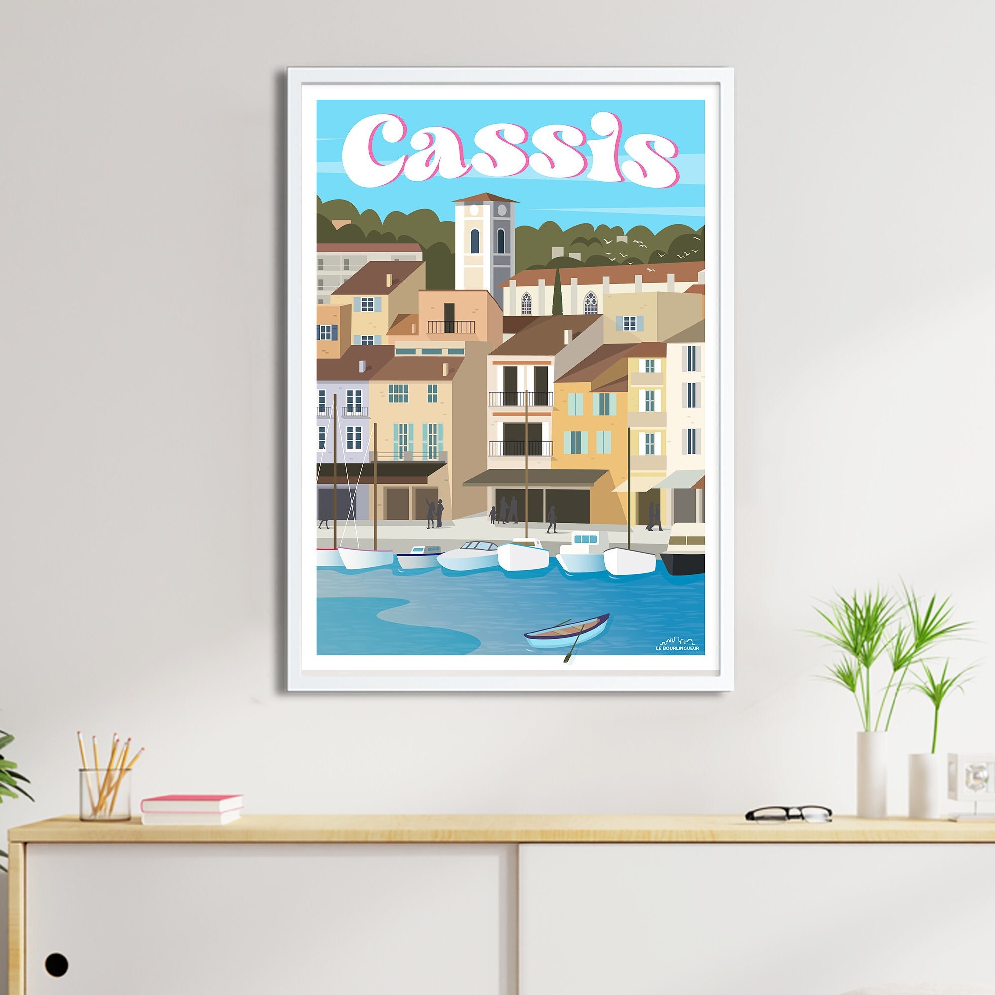 Cassis Poster City Poster of France and the World - Etsy