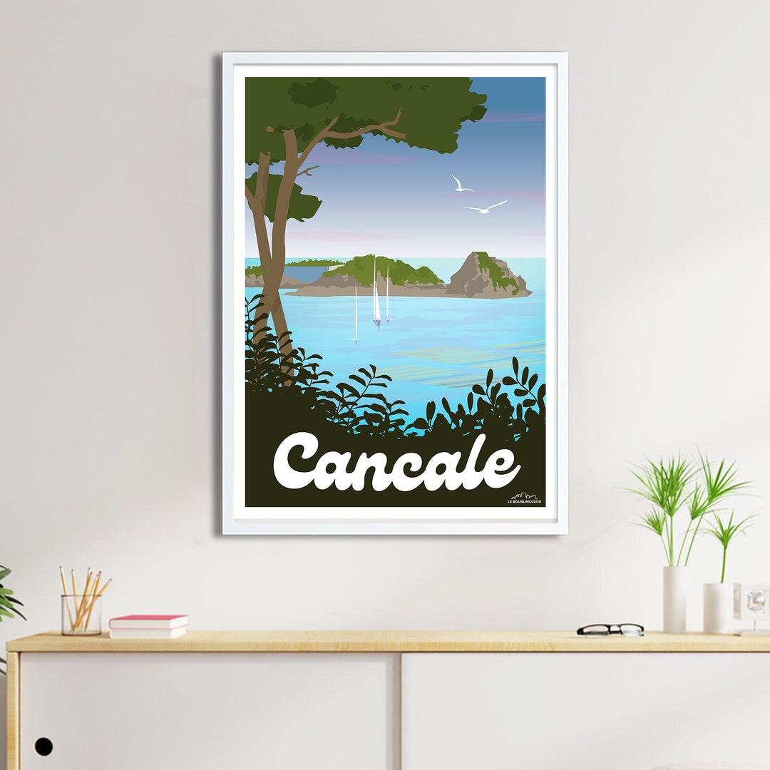 Cancale Poster City Poster of France and the World - Etsy