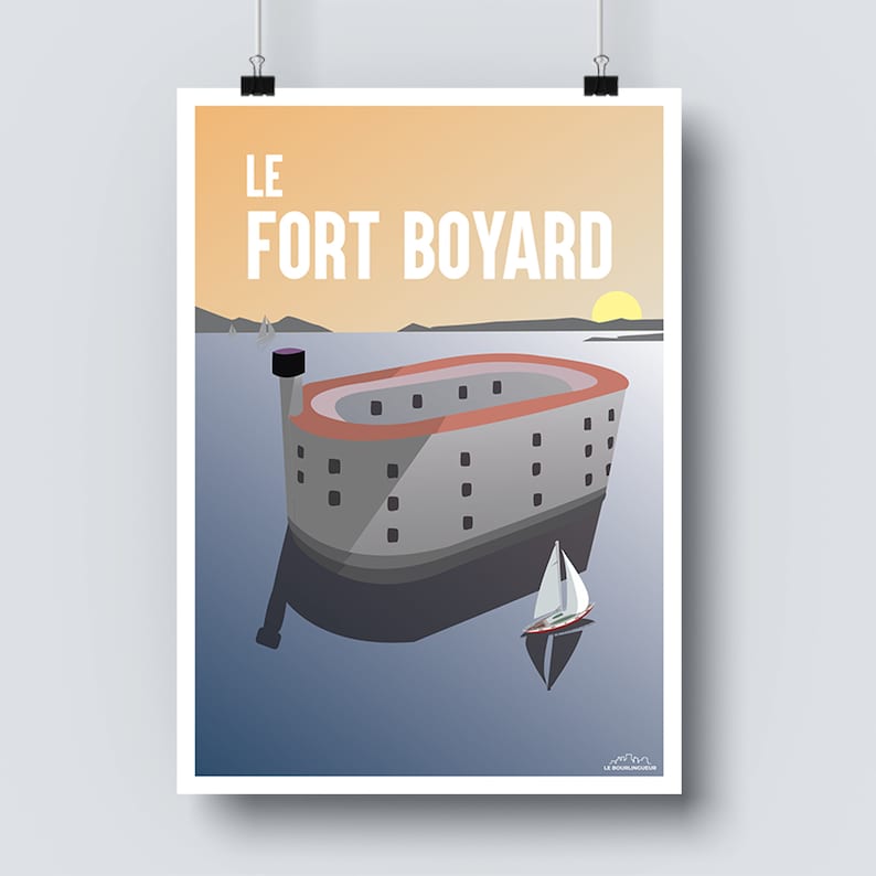 Poster Fort Boyard La Rochelle City Poster of France and the World - Etsy