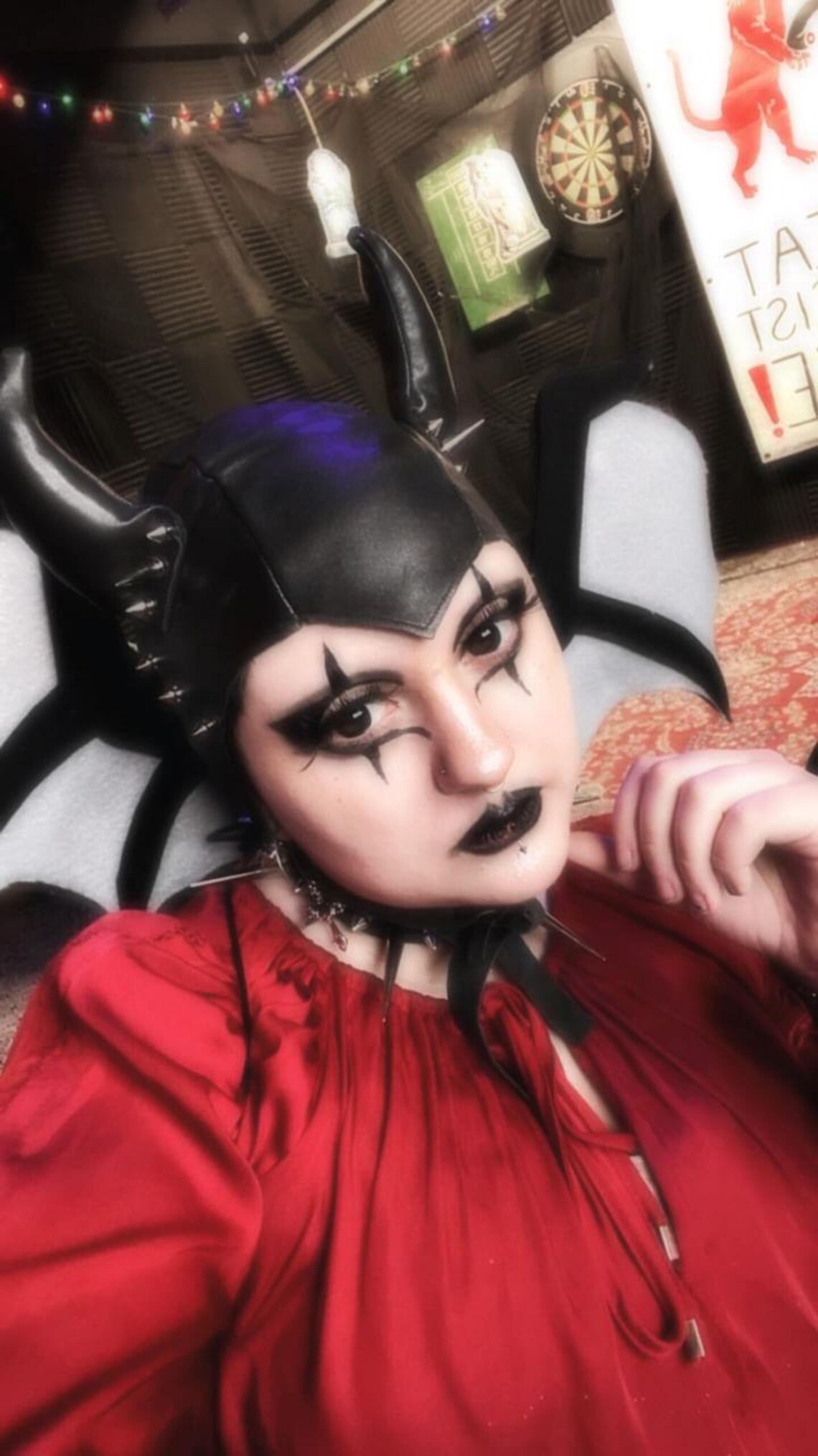 DOVES Devil Leather Bonnet - Etsy