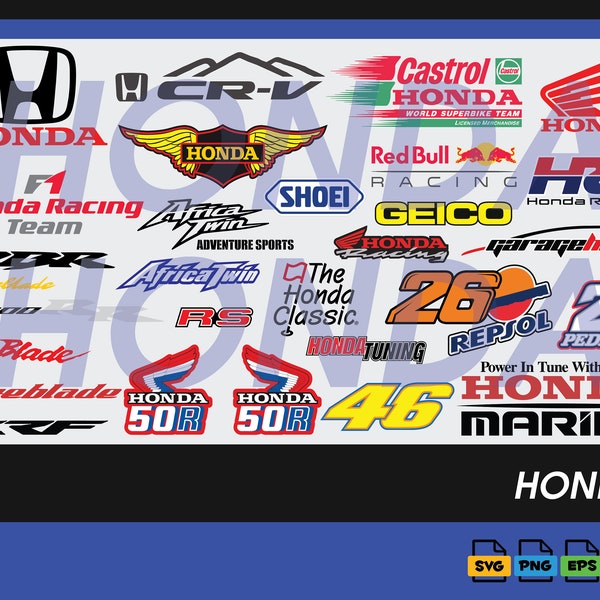 Honda Logo Svg - Etsy Australia