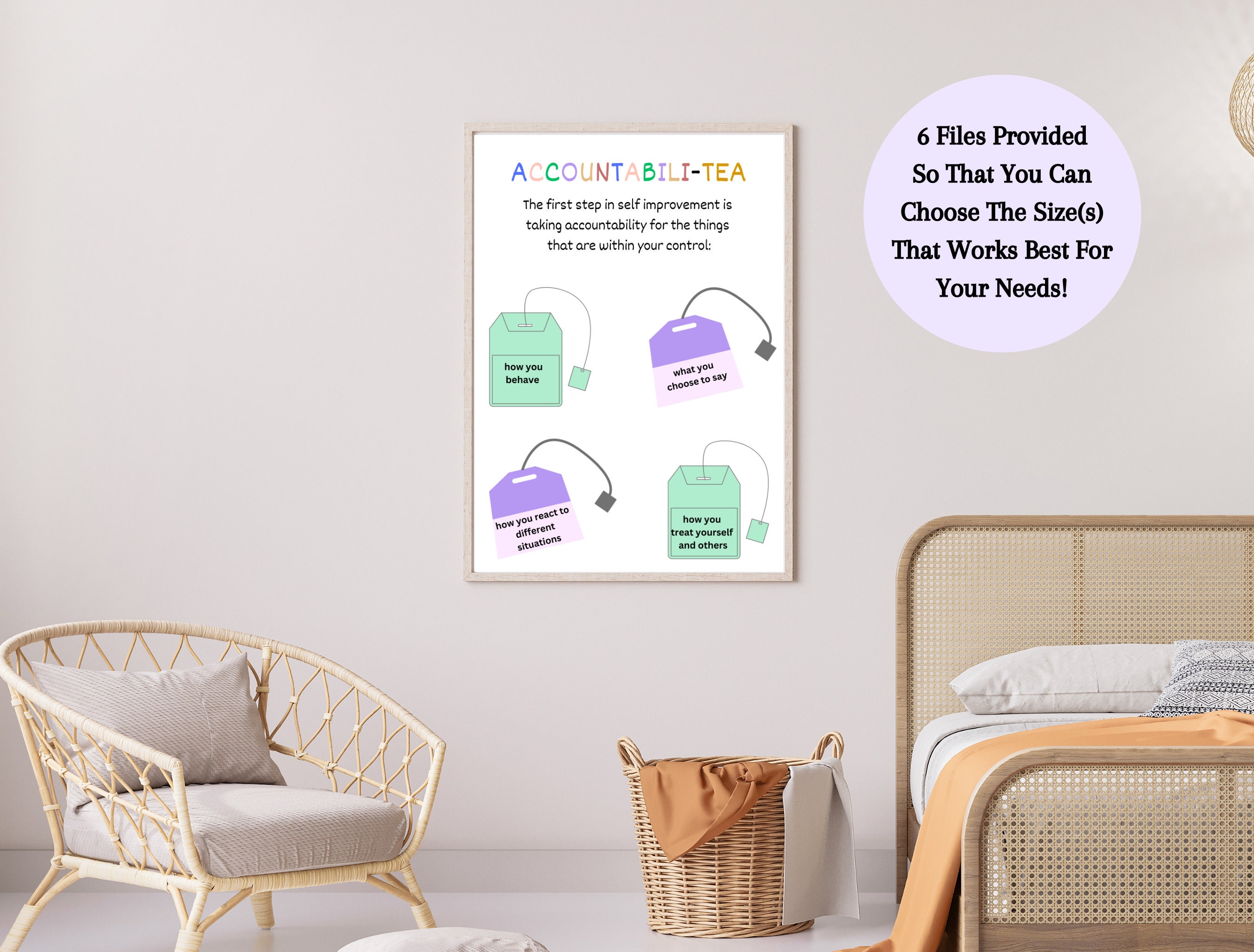 Accountability Self Awareness Poster Self Improvement Quote - Etsy