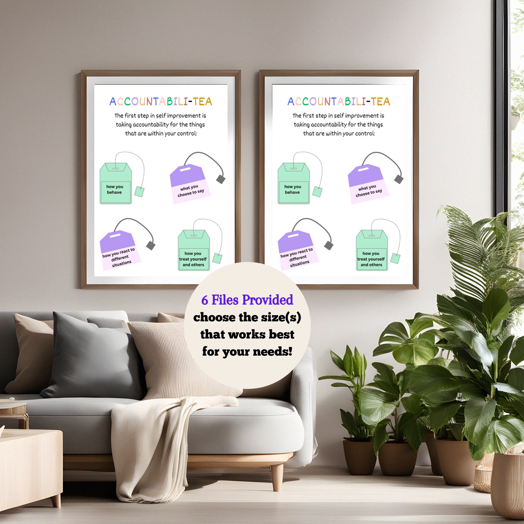 Accountability Self Awareness Poster Self Improvement Quote Growth Wall ...