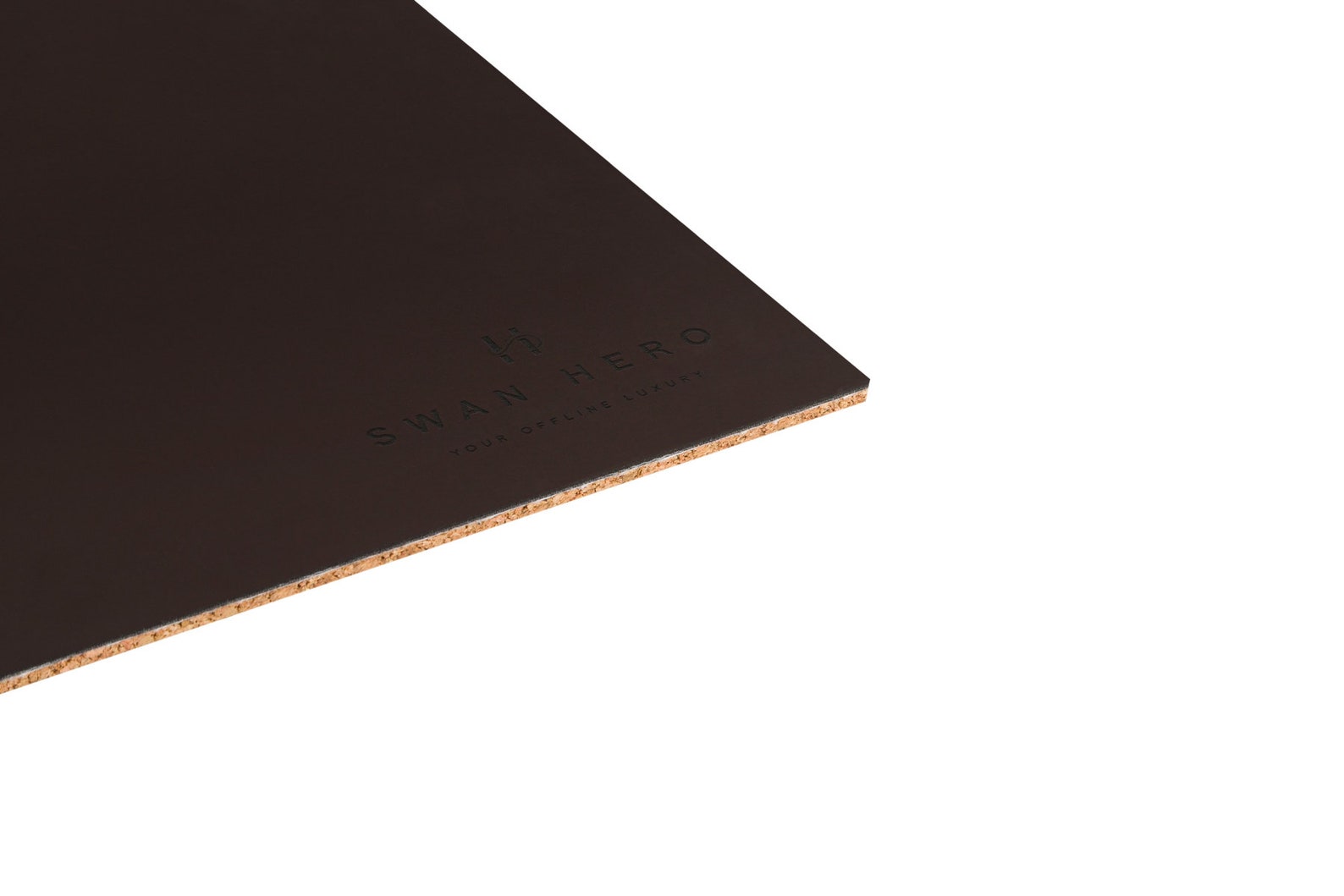 SWAN HERO EMF Antiradiation Appleskin Laptop Pad Dark Brown - Etsy
