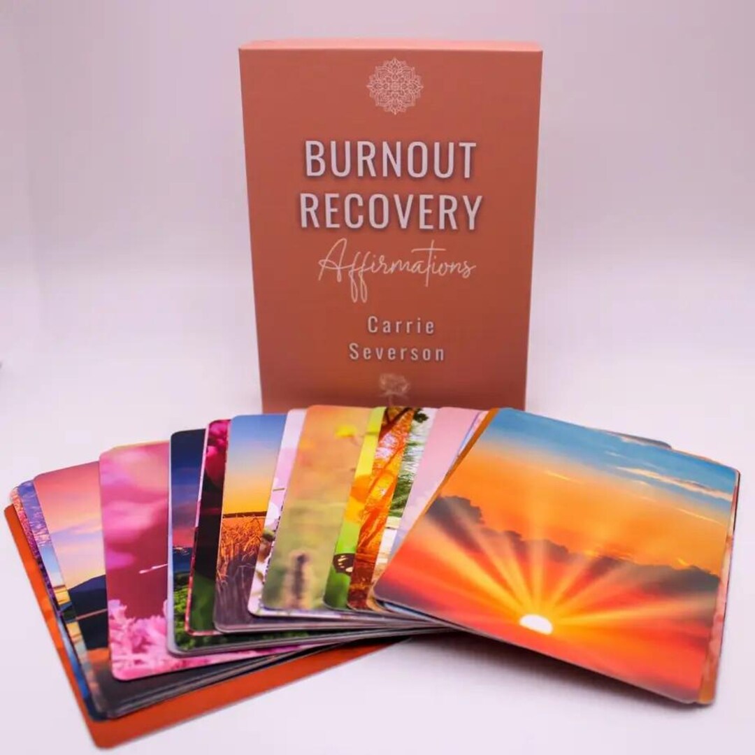 Burnout Recovery Affirmation Cards Boxed Set - Etsy