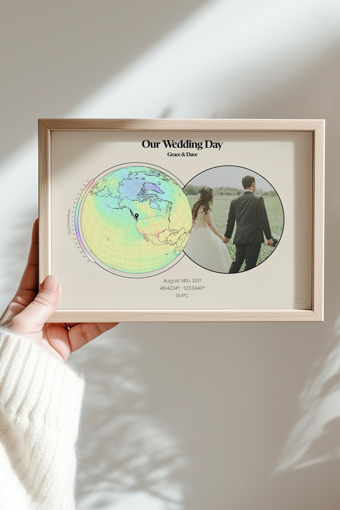 The Night We Met Custom Map by Date Unique Christmas Gift for Him Sky by Date Personalized ...