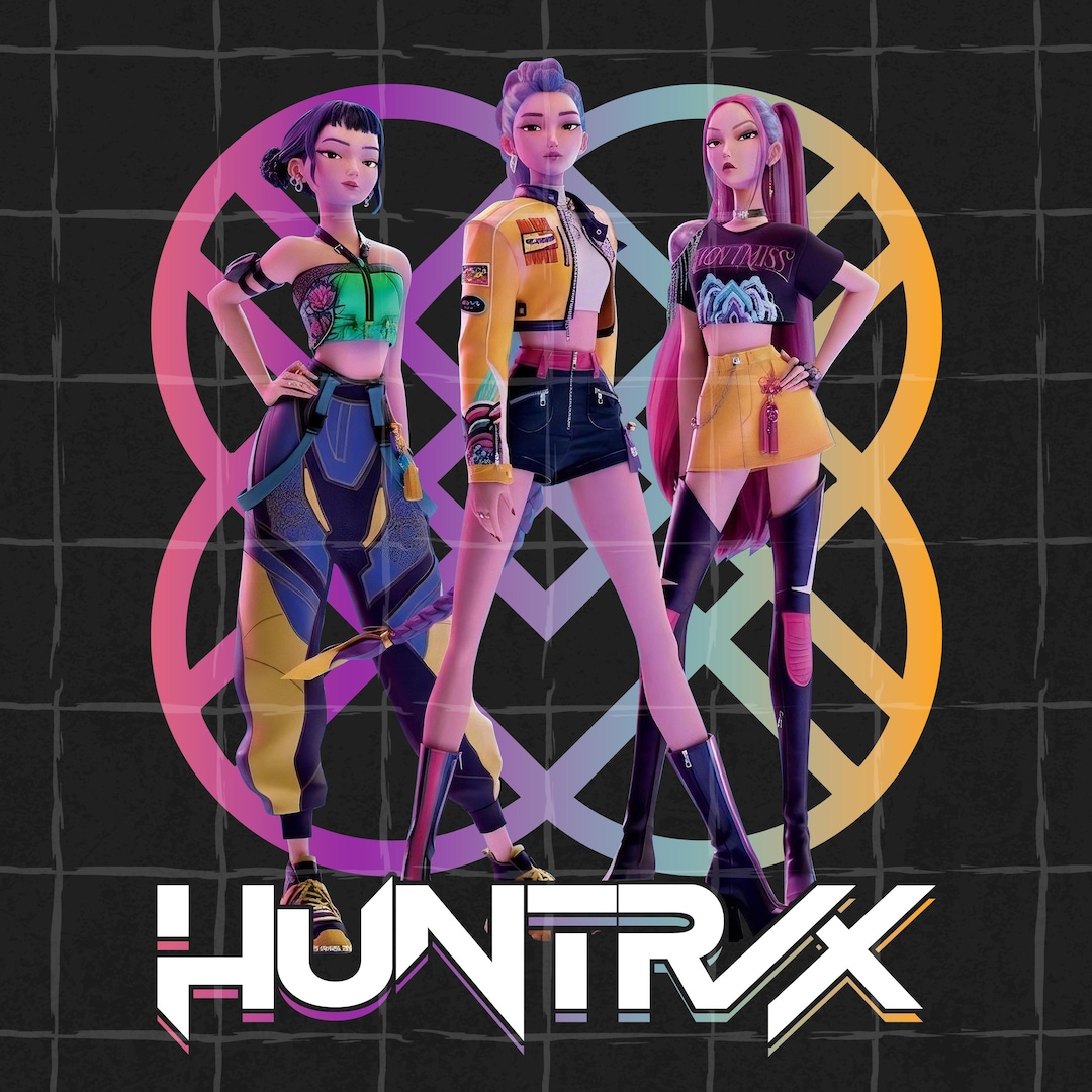 Fan Art Team Huntrix K-pop Demon Hunters V2 | Digital PNG Download ...