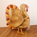 Thanksgiving Turkey Centerpiece - Etsy