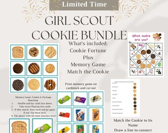 ABC Girl Scout Cookie Fortune Teller Cootie Catcher Game Printable ...
