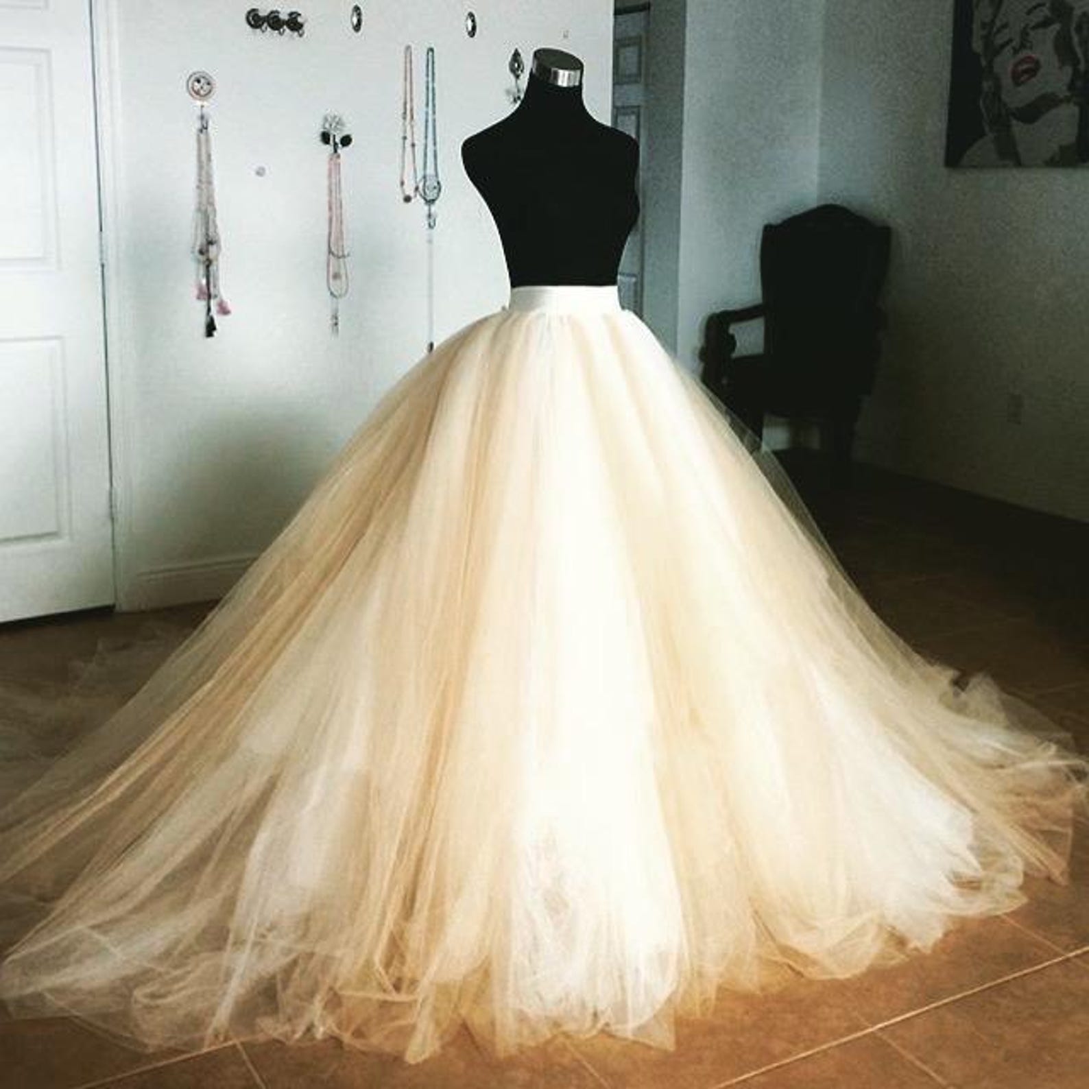 Tulle Skirt Ball Gown Skirt - Etsy