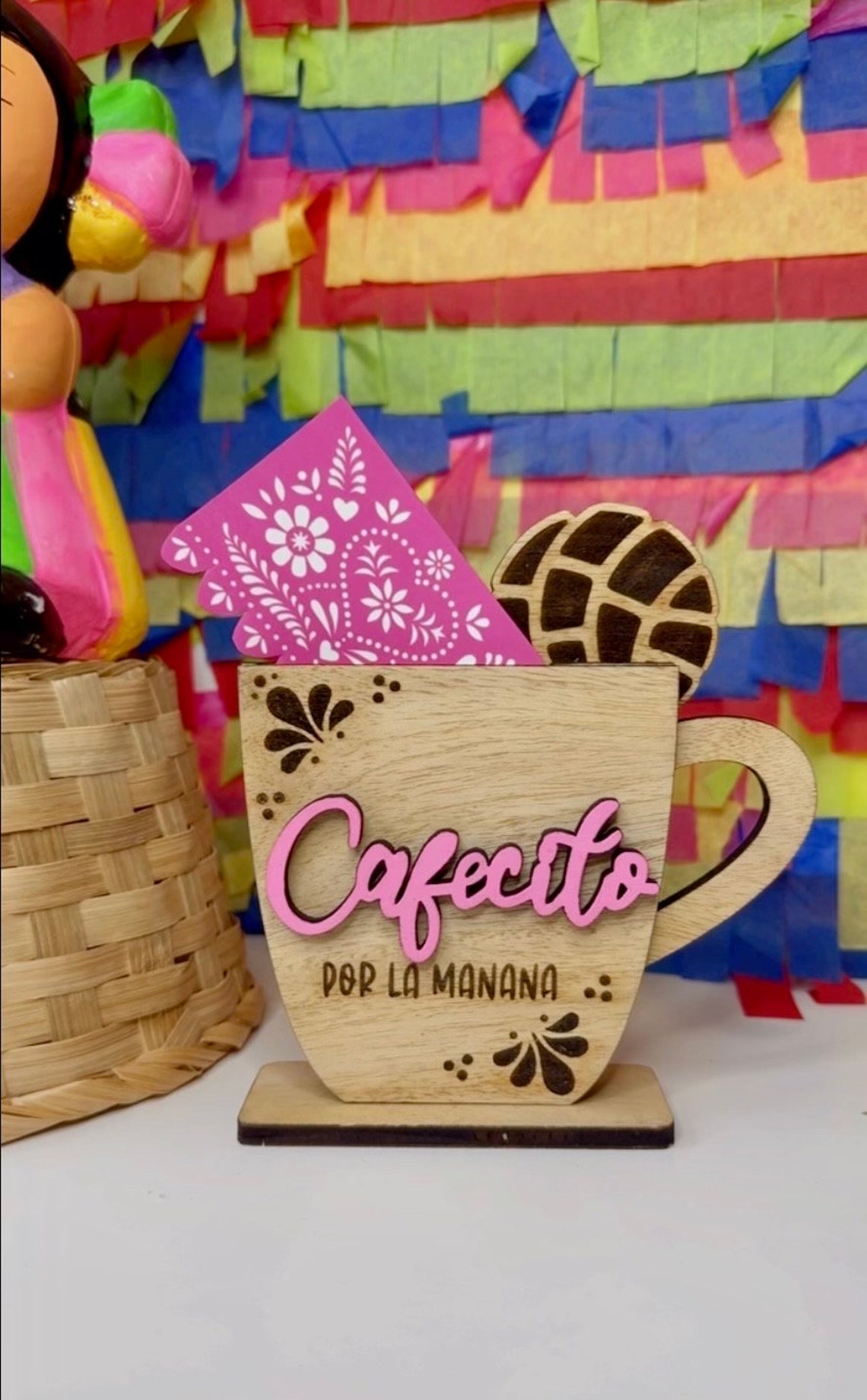 Cafecito Mug Gift Card Holder, Cafecito Decor, Gift Card, Coffee Bar ...