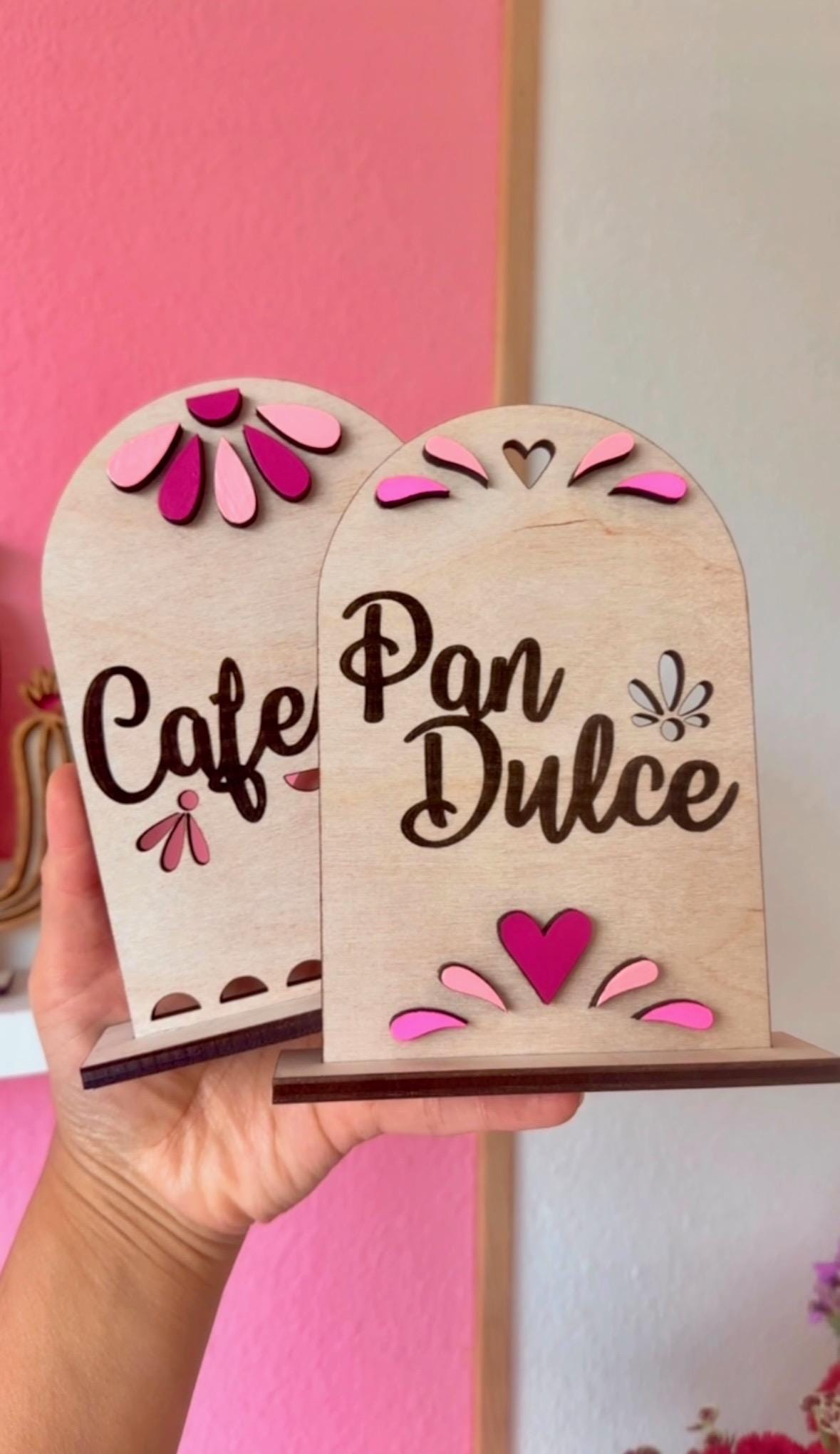 Cafecito Y Chisme Decor, Coffee Bar, Papel Picado Decor, Food Label ...