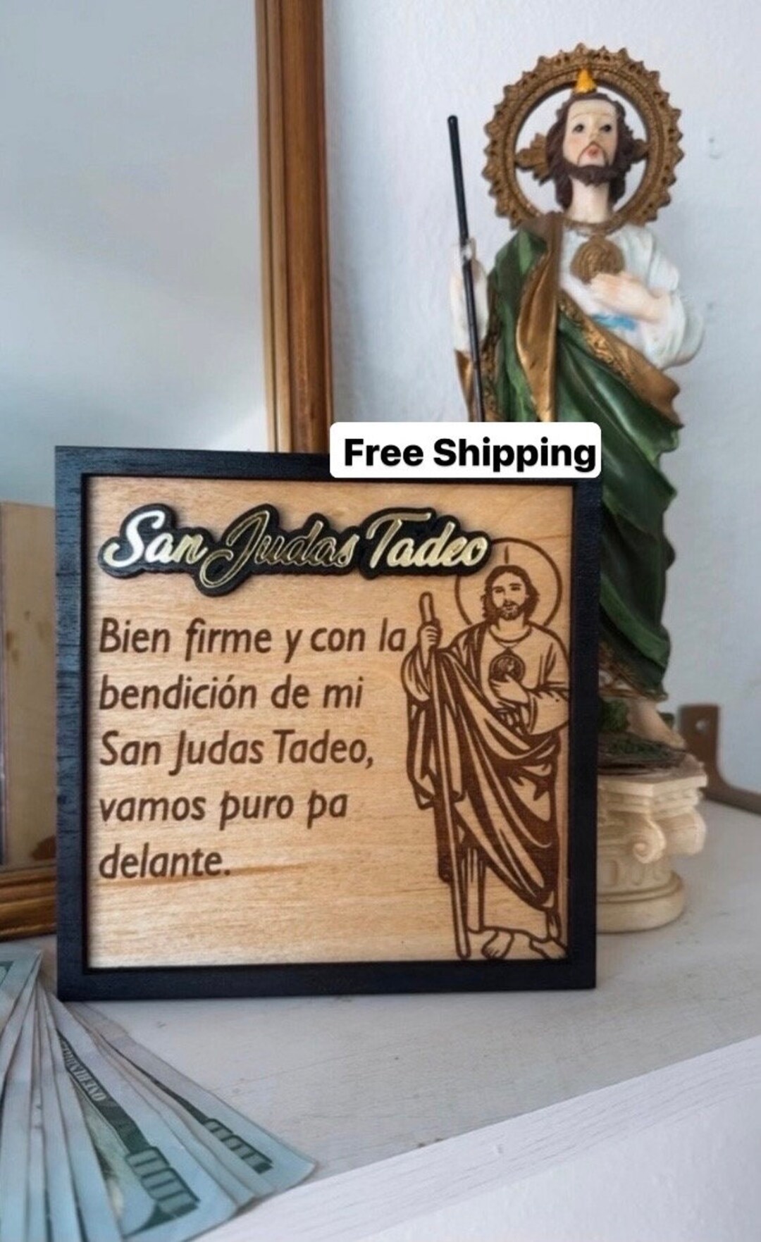 San Judas Tadeo Frame, San Judas Tadeo Sign, Husband Gift, Fathers Day ...