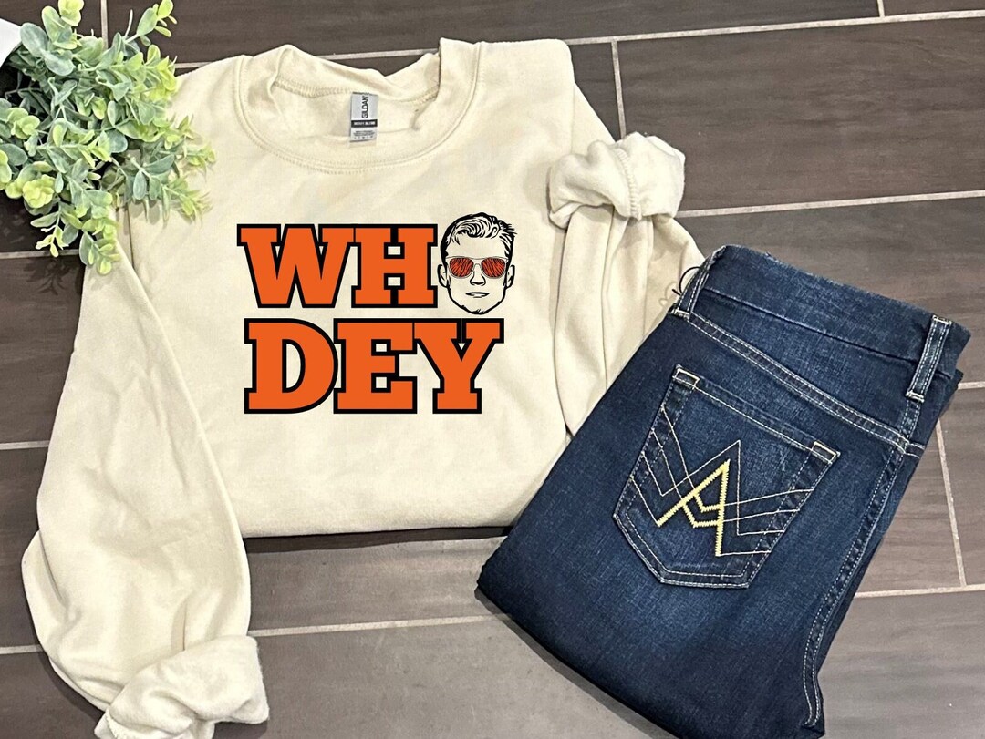 Who Dey I Joe Burrow I Cincinnati Bengals I Crewneck I Bengals - Etsy