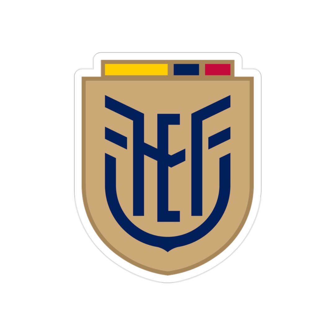 Ecuador National Soccer Team Outdoor Sticker, Die-cut, 1pc, Transparent ...