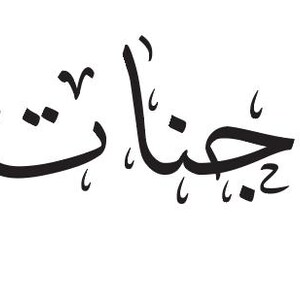 Arabic Calligraphy Names in Fancy Arabic, for Clothes, Frames ...