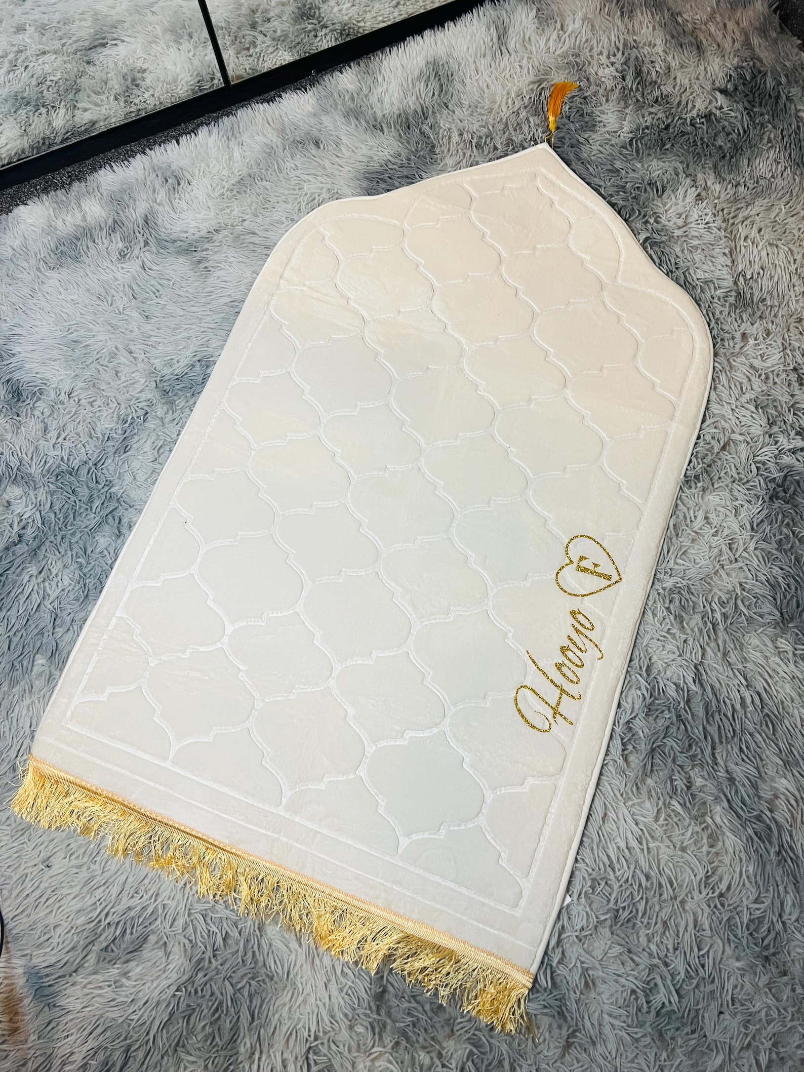Personalised Prayer Mat With Name Midway| Custom Islamic Gift for ...