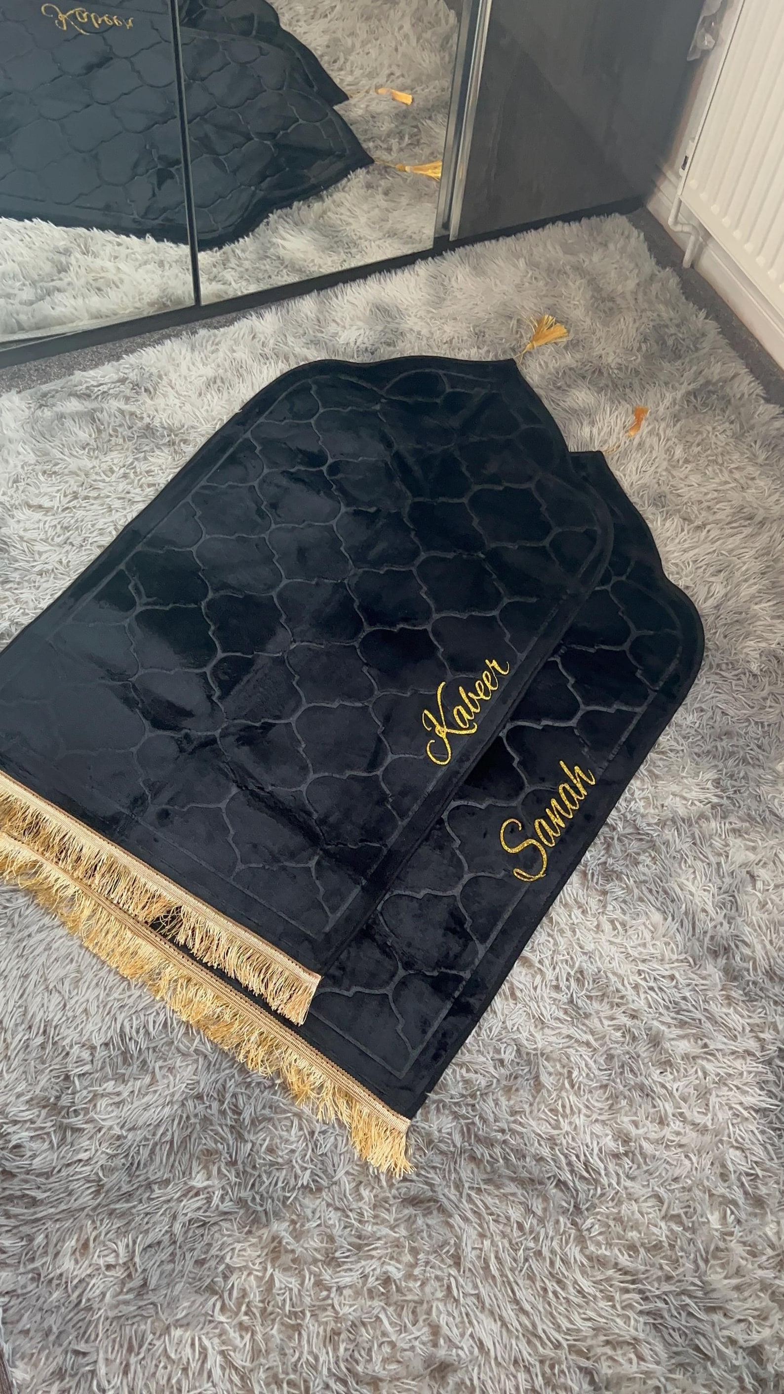 Personalised Prayer Mat With Name Midway| Custom Islamic Gift for ...