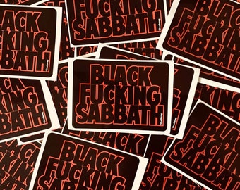 Black Sabbath Decal - Etsy UK