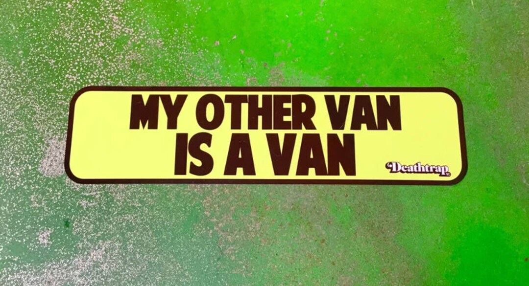 My Other Van is a Van Sticker Decal - Etsy