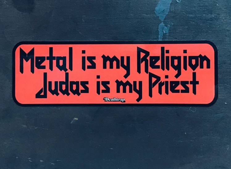 Custom Made JUDAS PRIEST STICKER Decal - Etsy