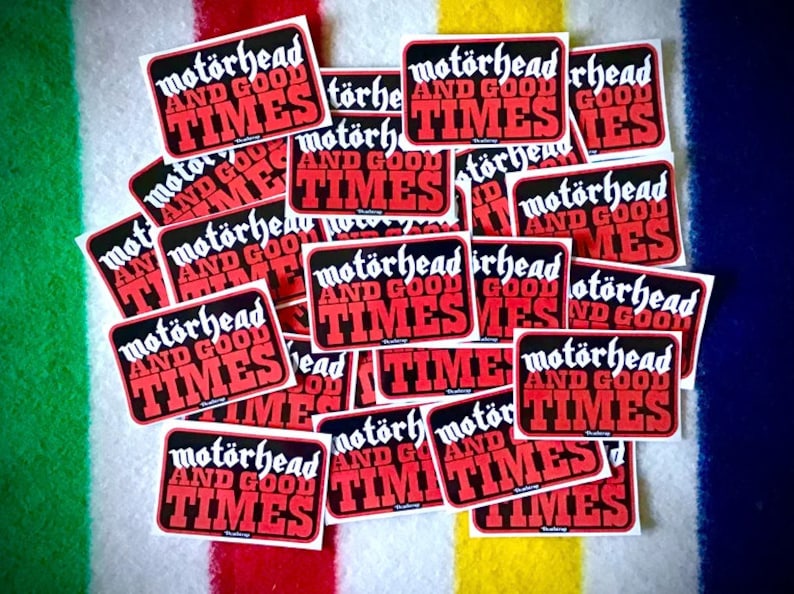 MOTORHEAD and Good Times Sticker - Etsy