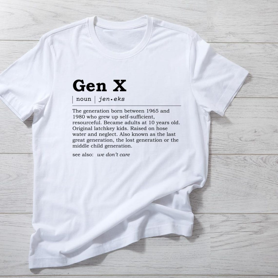 Gen X Definition SVG PNG EPS | Generation X Genx Humor | Instant ...