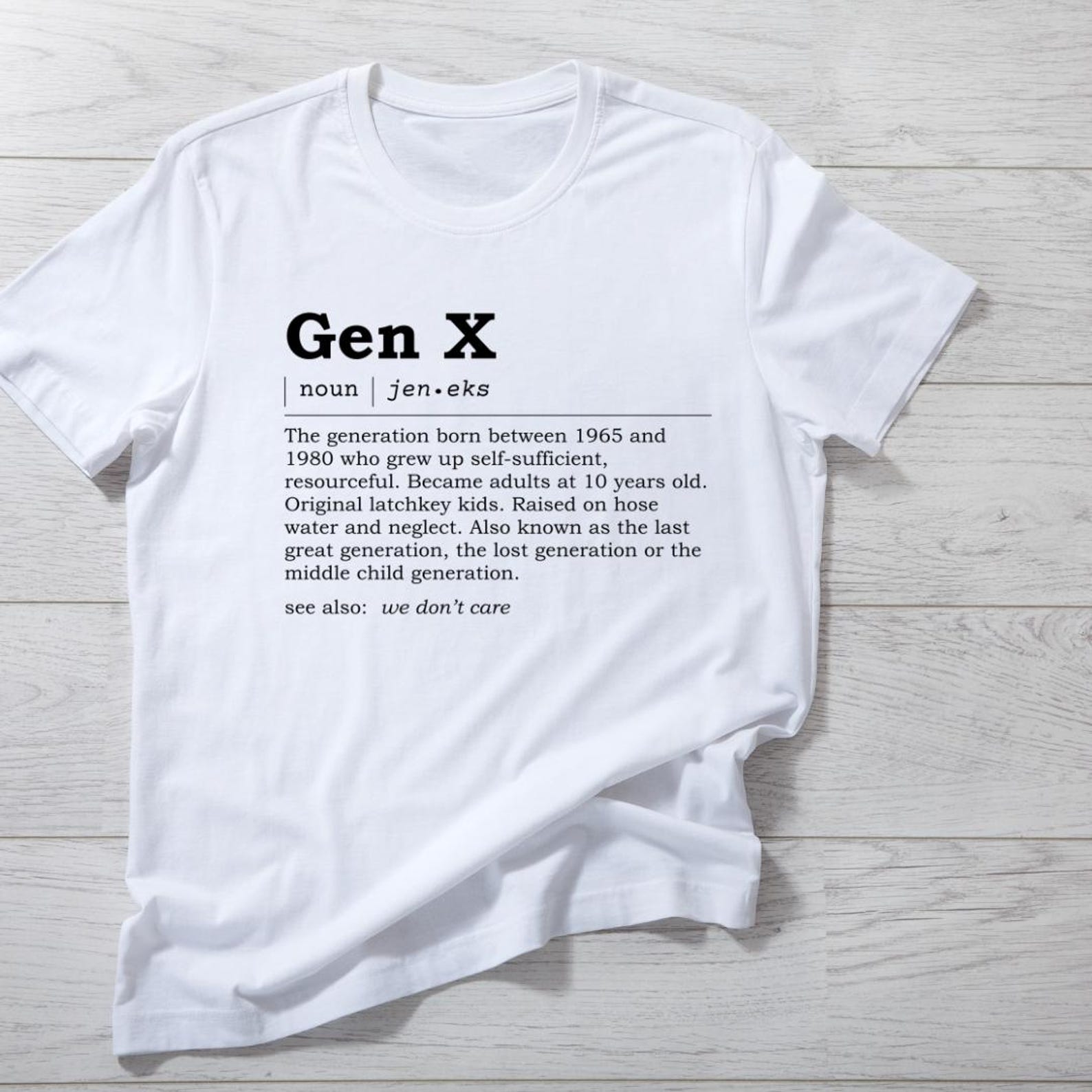 Gen X Definition SVG PNG EPS | Generation X Genx Humor | Instant ...