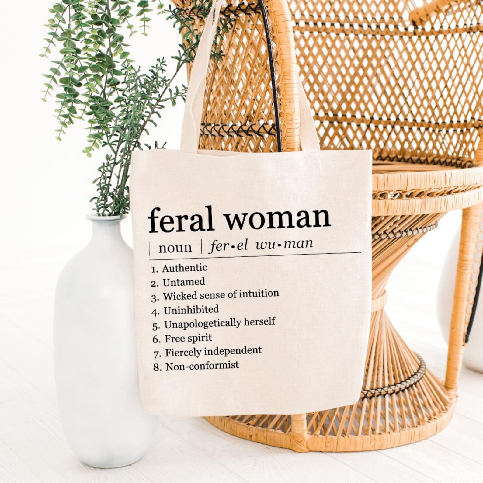 Feral Woman Definition SVG PNG EPS | Feminist Equality| Instant Digital ...