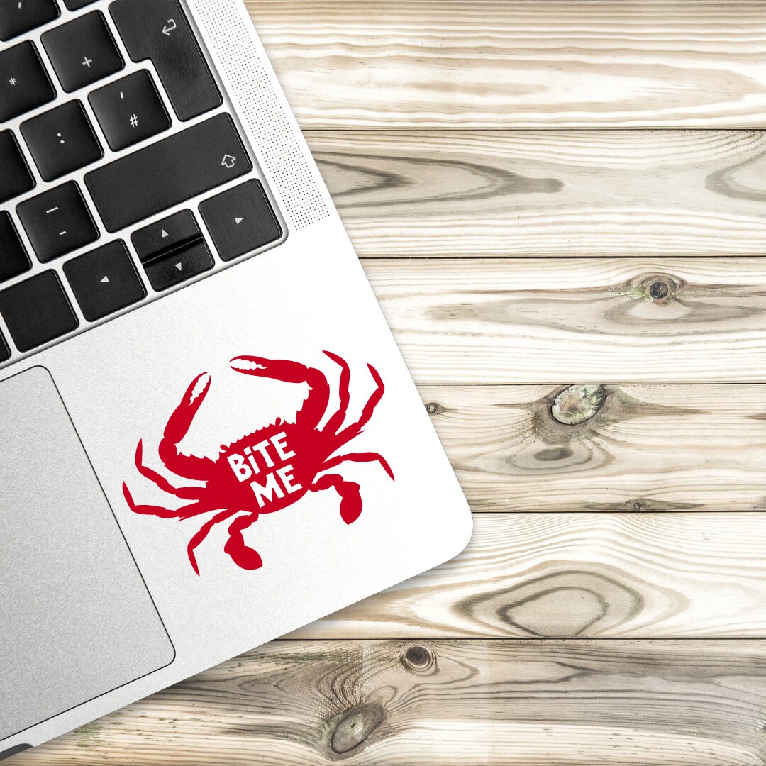 Maryland Crab Bite Me SVG PNG EPS Maryland Crab Bite Me Decal Vinyl ...