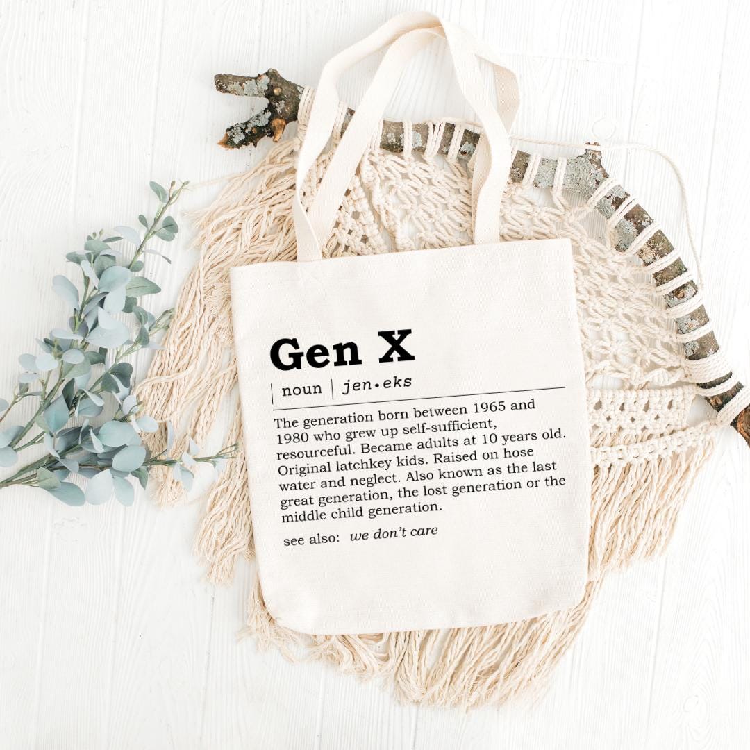 Gen X Definition SVG PNG EPS | Generation X Genx Humor | Instant ...