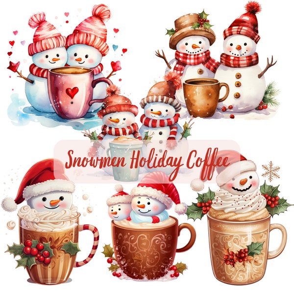 Snowmen Clip Art - Etsy