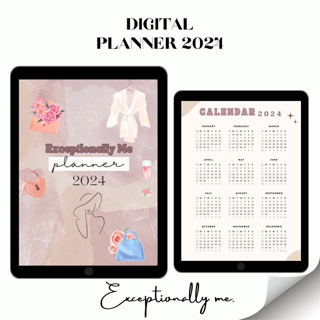 Digital Planner 2024, 2024 Notion Planner, Dated Digital Planne, 2024 ...