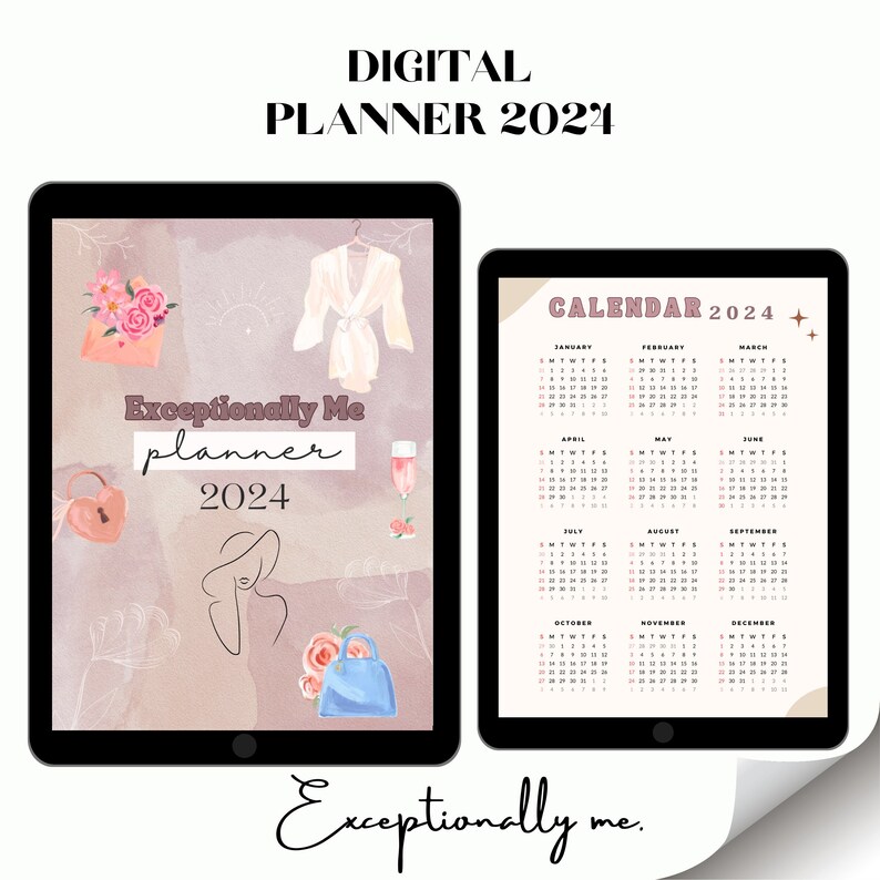 Digital Planner 2024, 2024 Notion Planner, Dated Digital Planne, 2024 ...
