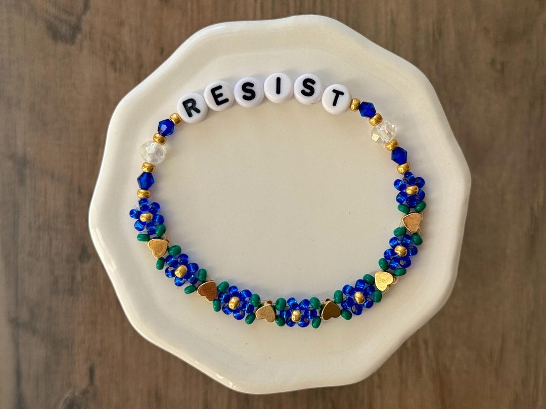 Resist Friendship Bracelet, Unity Friendship Bracelet - Etsy