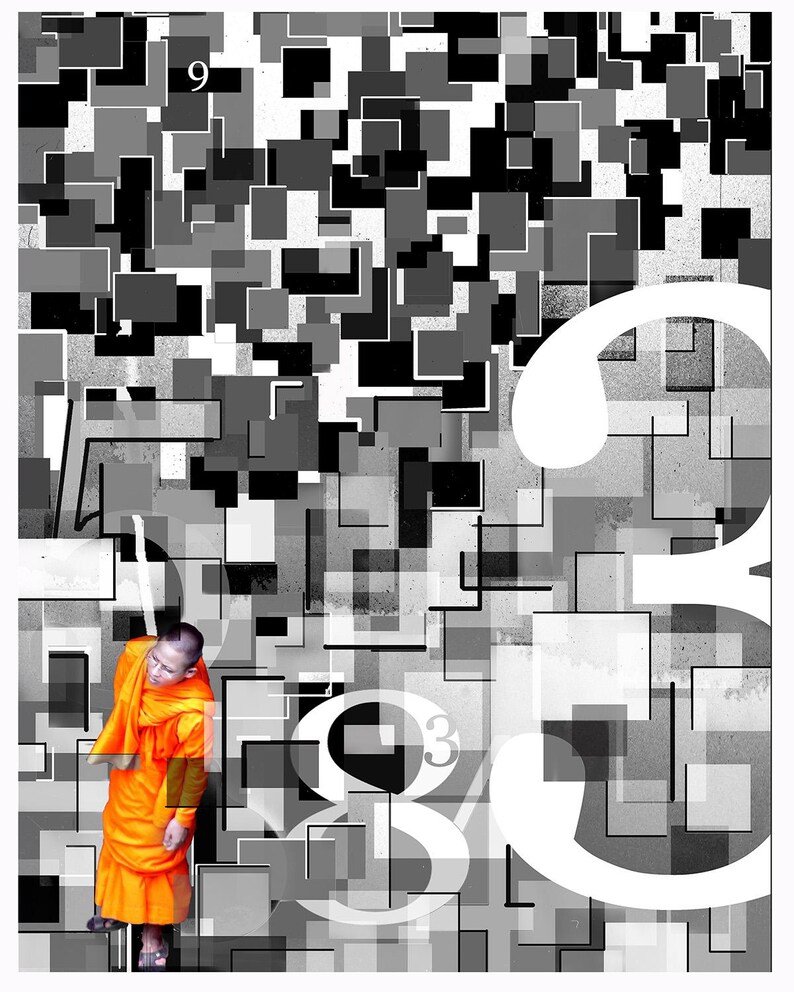 Buddha Monk Numbers Photo Asia Statue Angkor Cambodia Travel Spiritual ...