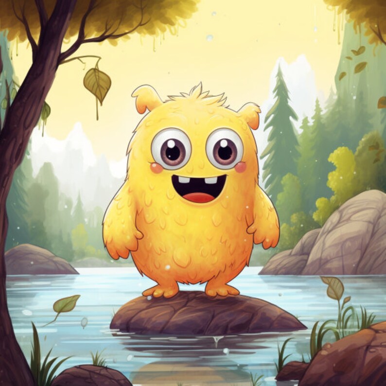 Midjourney Prompt for 2D Cartoon Monsters, AI Prompt, Customizable, Best Midjourney Prompts ...
