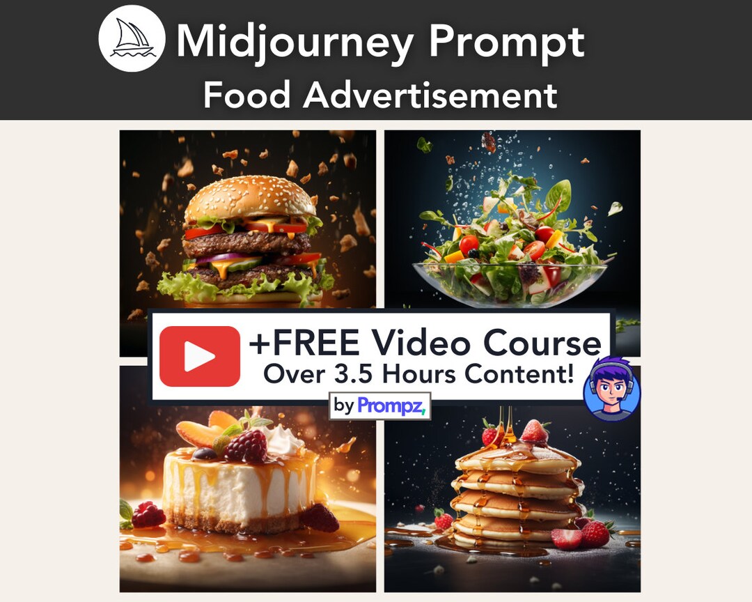 Midjourney Prompt for Food Advertisement Food Prompt Best - Etsy