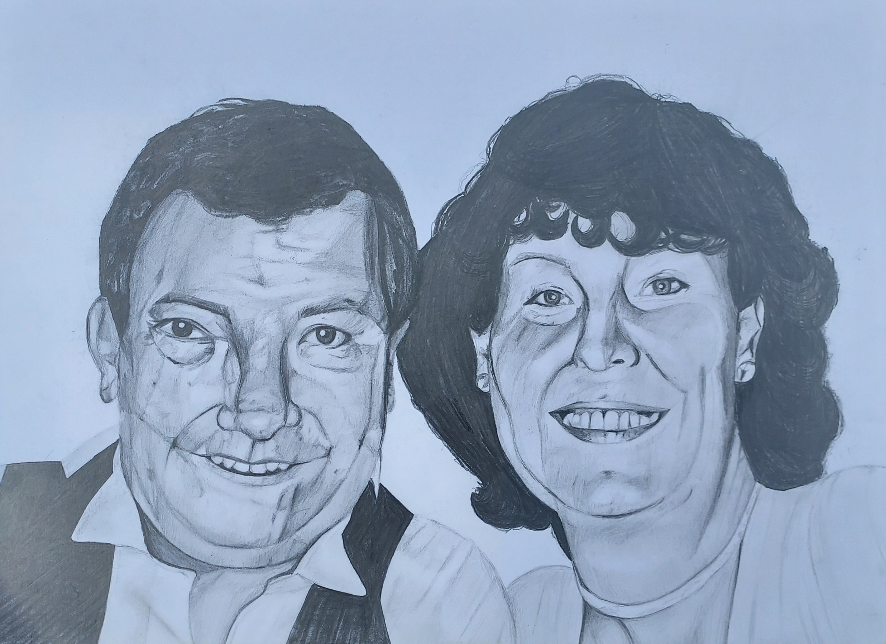 Custom Pencil Drawing Portrait - Etsy