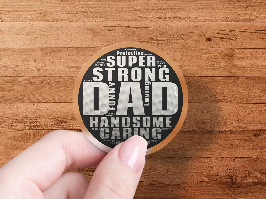 Super Dad Sticker Father's Day Gift , Father's Day Clipart Sticker ...