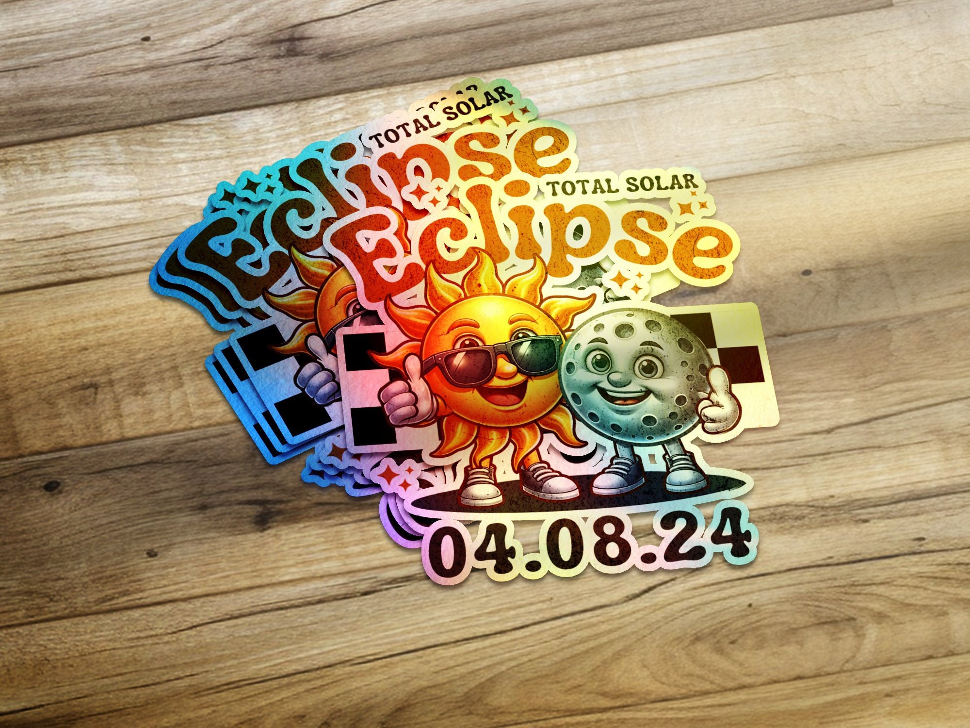 Total Solar Eclipse 2024 Sticker, Total Solar Eclipse 2024 Sticker ...