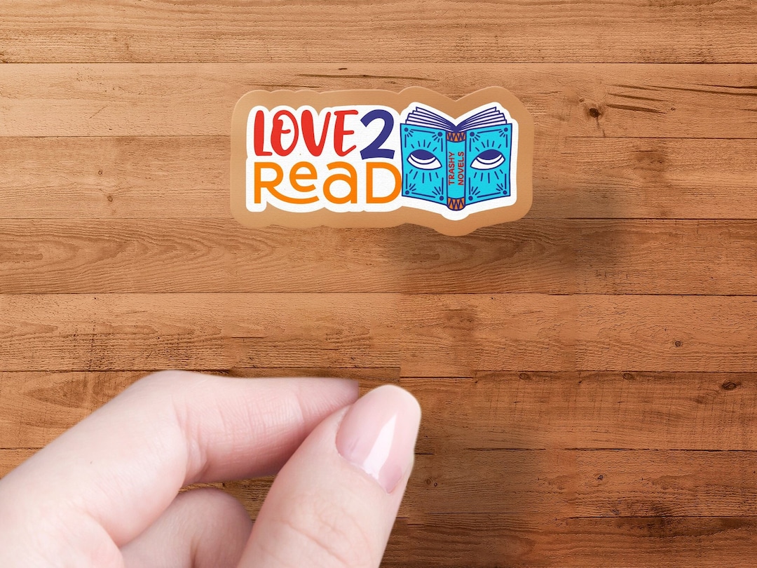 Love to Read Sticker, Sarcastic Stickers, Funny Sassy Stickers, Laptop ...