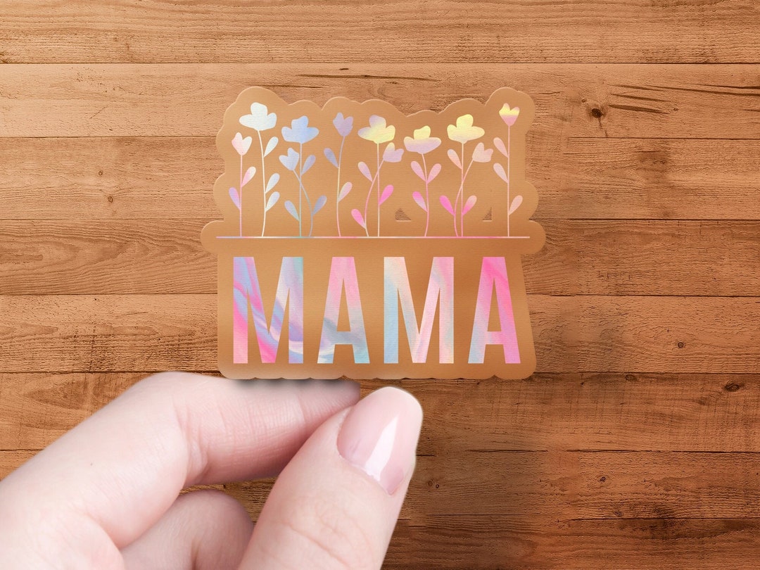 Mama Sticker Car Decal, Mom Sticker for Water Bottle, Vinyl Mother ...