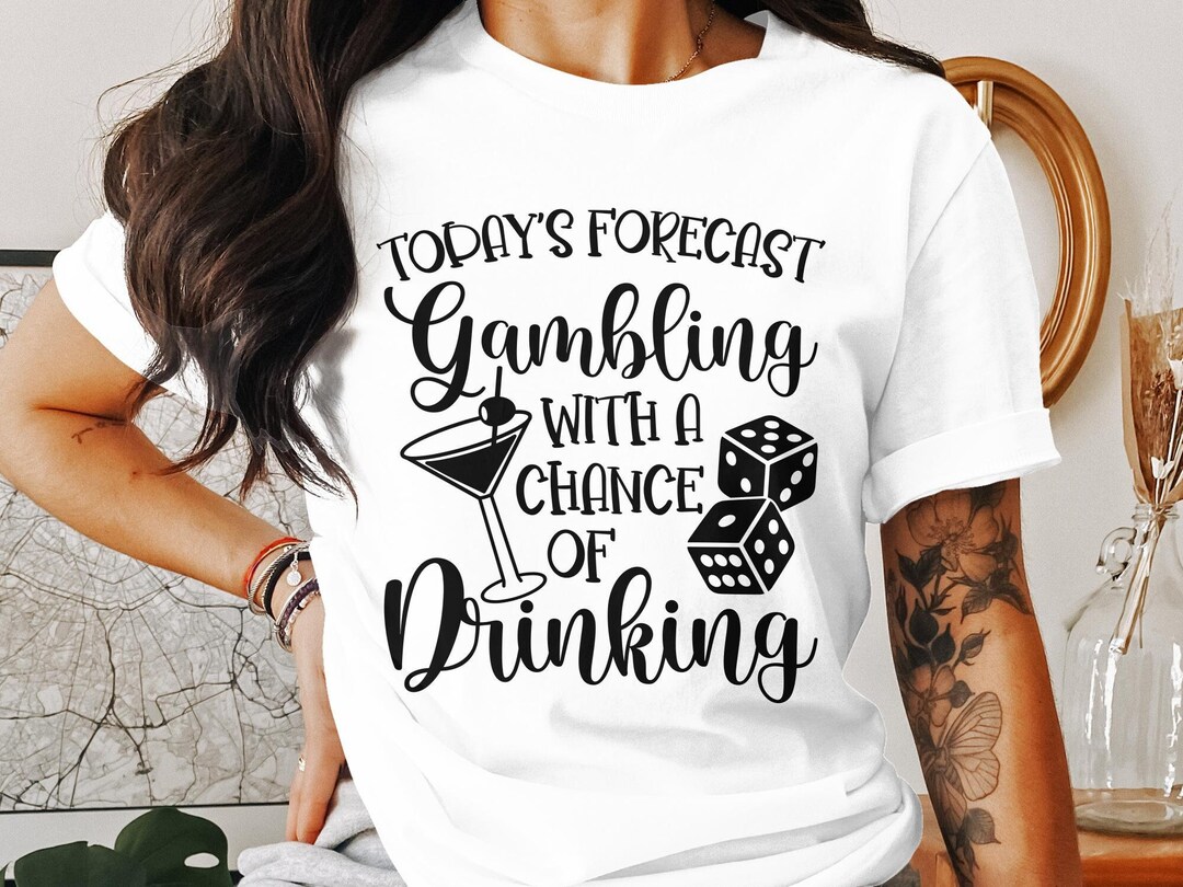 Gambling With a Chance of Drinking Casino Comfort Hooded Sweatshirt ...
