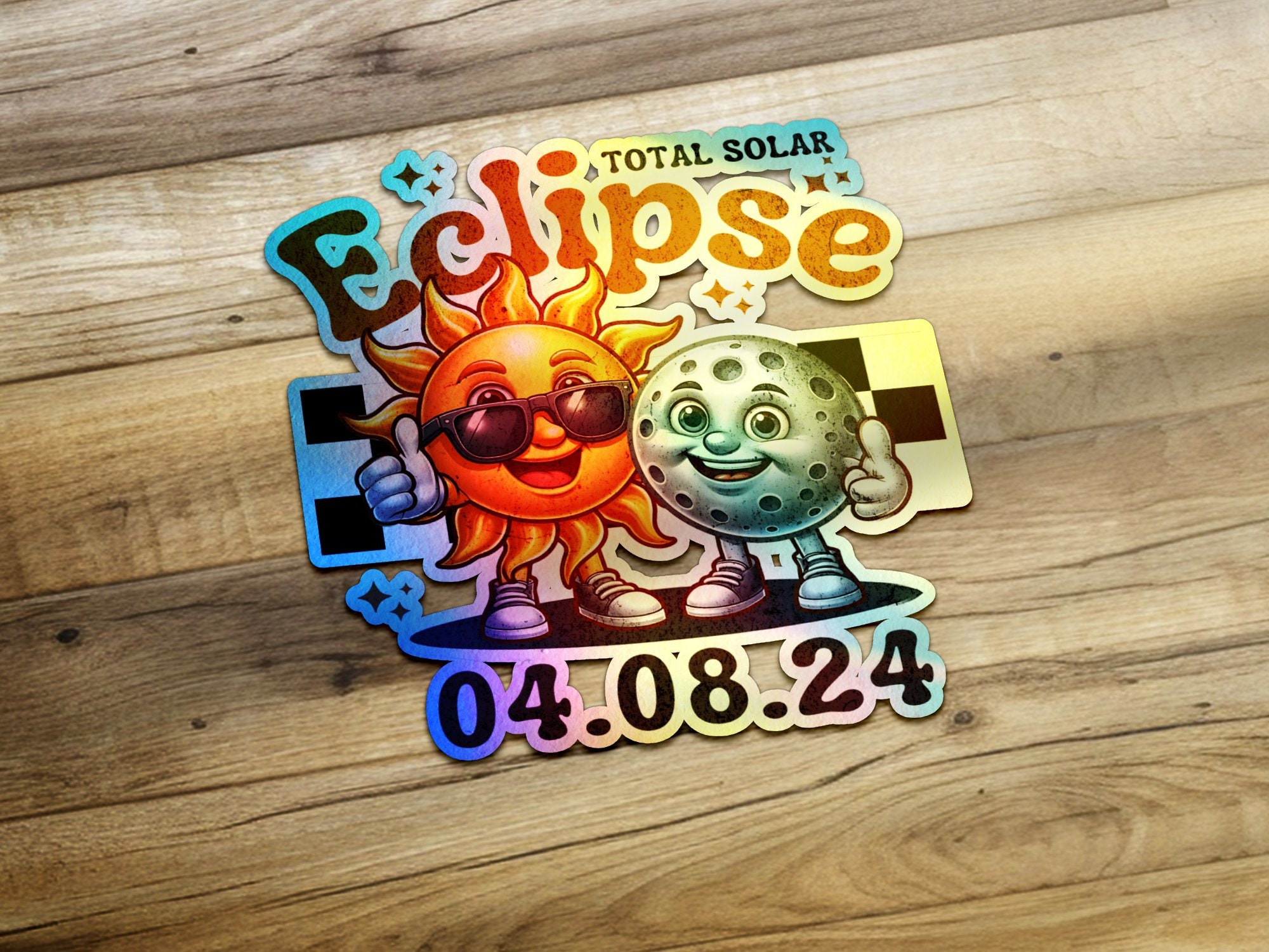 Total Solar Eclipse 2024 Sticker, Total Solar Eclipse 2024 Sticker ...